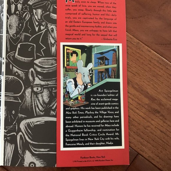 MAUS | Other | Maus Volumes I And Ii Art Spiegelman 986 1991 Banned ...